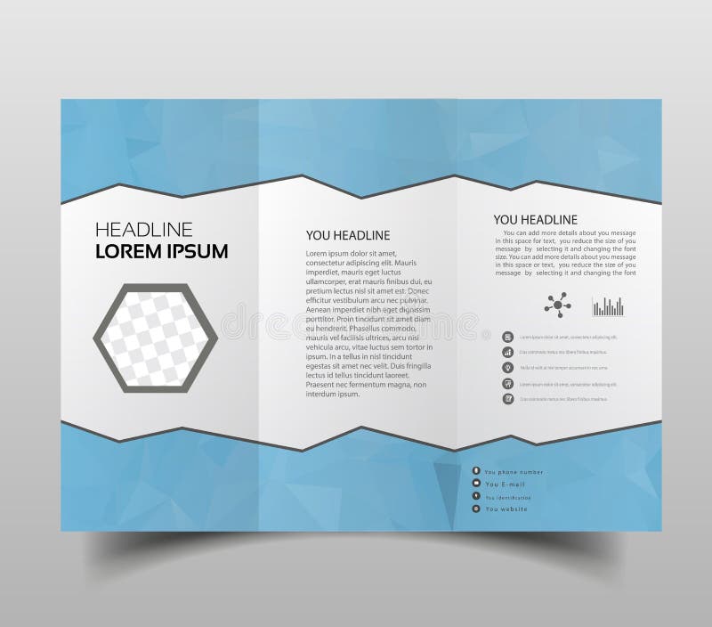 Tri-fold Brochures, Square Design Templates. Molecular Construction ...