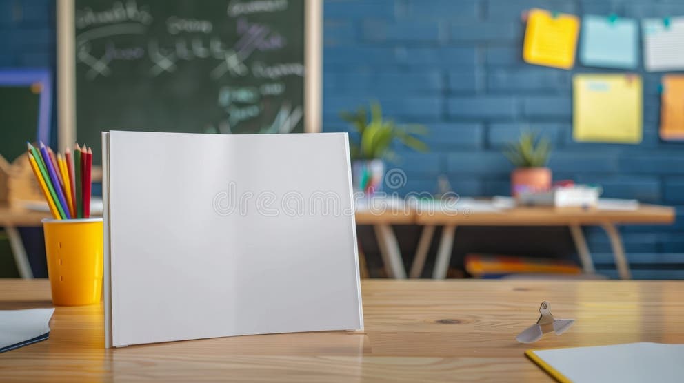 Tri-Fold Presentation Boards for School Projects Stock Illustration - Illustration of group ...