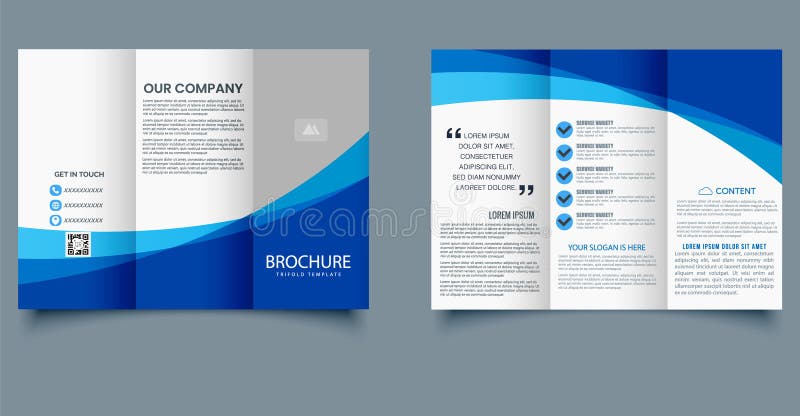 Tri Fold Wave Brochure Stock Illustrations – 691 Tri Fold Wave Brochure ...
