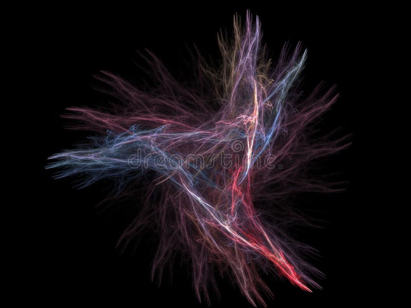 Tri-Shape Fractal stock illustration. Illustration of render - 1052697