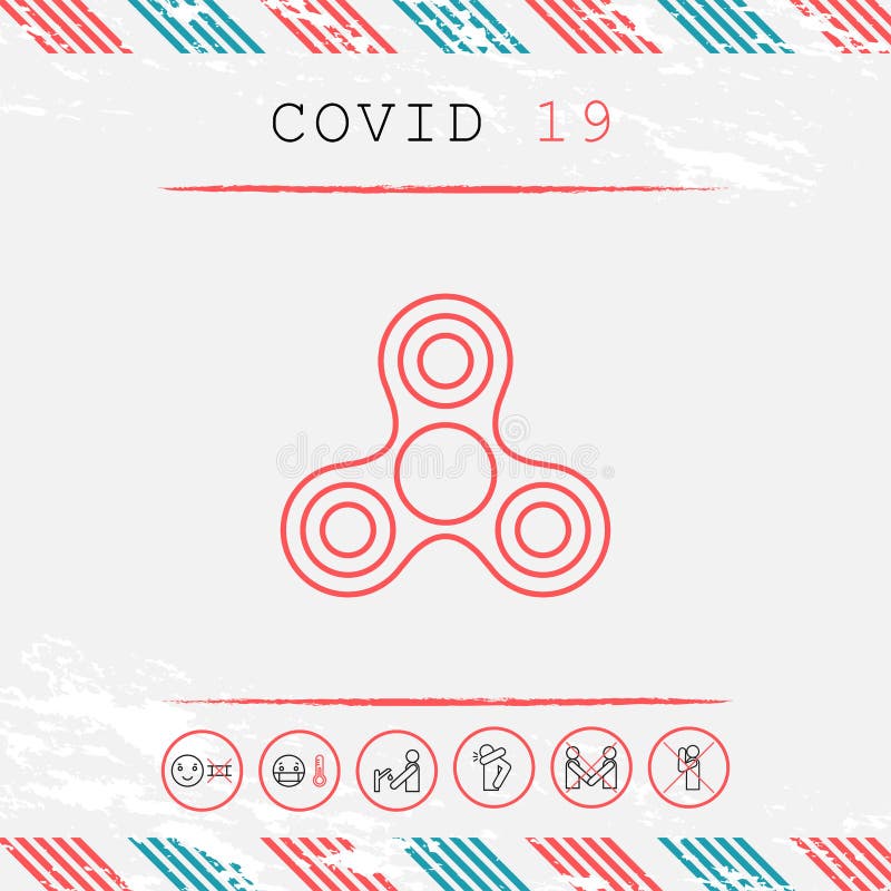 Tri Spinner Line Icon. Graphic Elements for Your Design Stock ...