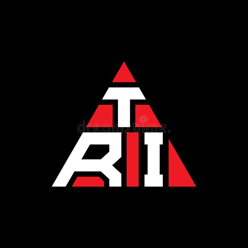TRI Triangle Letter Logo Design with Triangle Shape. TRI Triangle Logo ...