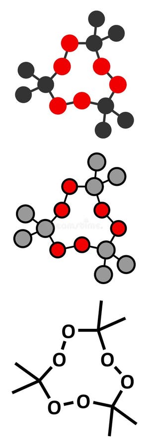 Triacetone Triperoxide TATP, Acetone Peroxide Explosive Molecule ...
