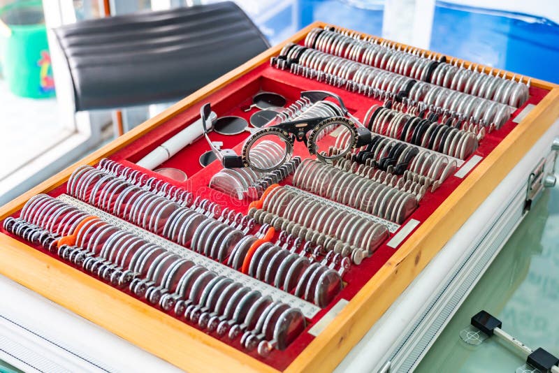 Trial Frame and Trial Lenses Stock Image - Image of optometrist, optics ...