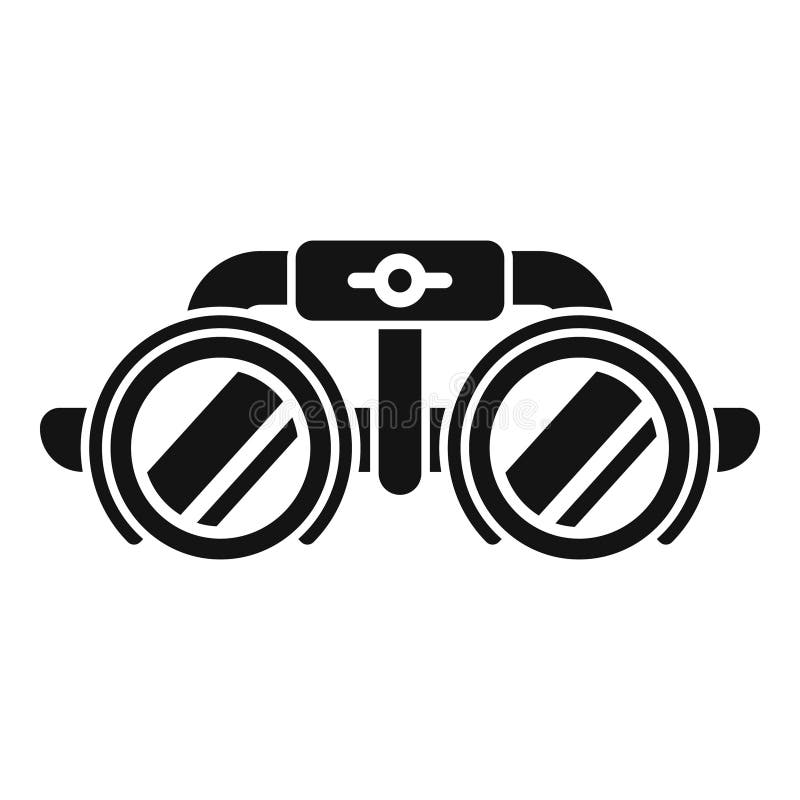 Trial Frame Optometrist Tool Icon, Simple Style Stock Illustration ...