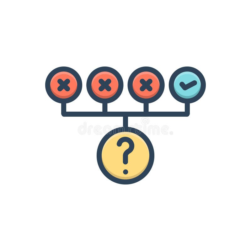 Color Illustration Icon for Trial, Exploratory and Test Stock Vector ...