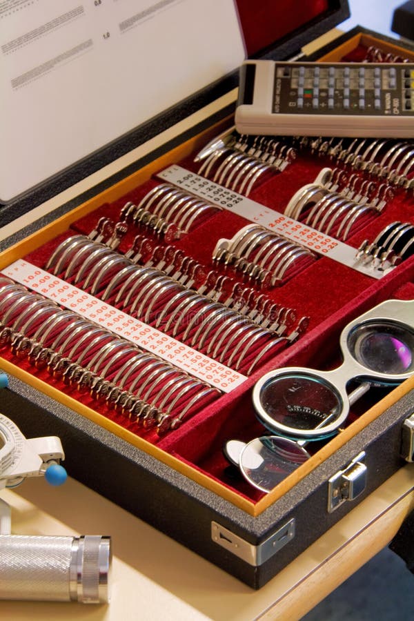 Trial lens case stock photo. Image of optic, diseases - 4772284