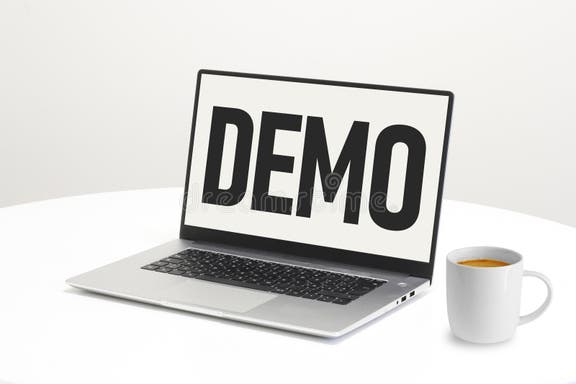 Trial Version and Demo Concept. Live Demo Stock Image - Image of ...