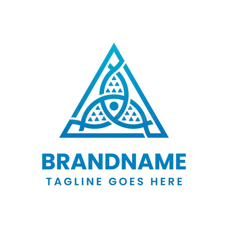 Triangel Nordic Fish Logo, Symbolizing Strength, Tradition, and ...