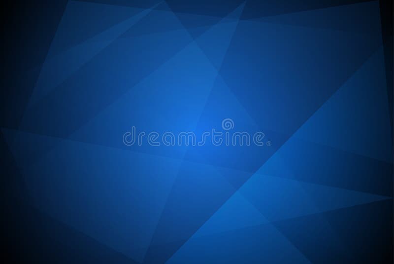 Abstract Dark Blue Background, Geometry Triangular Stock Illustration ...