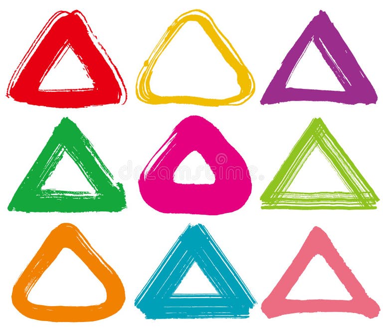 Brush Triangle Stock Illustrations – 19,461 Brush Triangle Stock ...