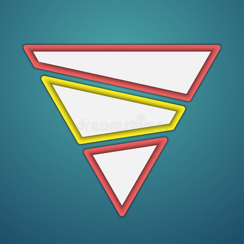 Triangle illustration de vecteur. Illustration du pyramide - 42567721