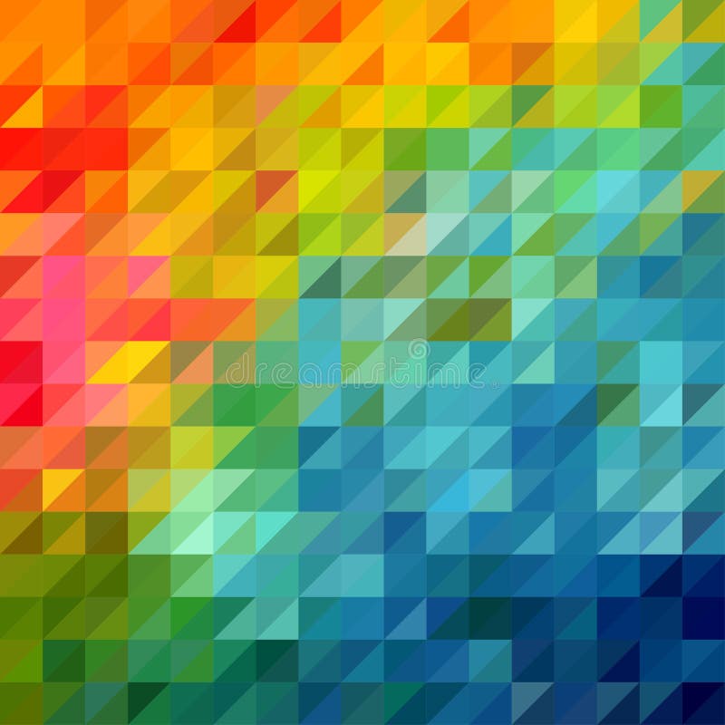 Triangle Abstract Background Stock Vector - Illustration of color ...