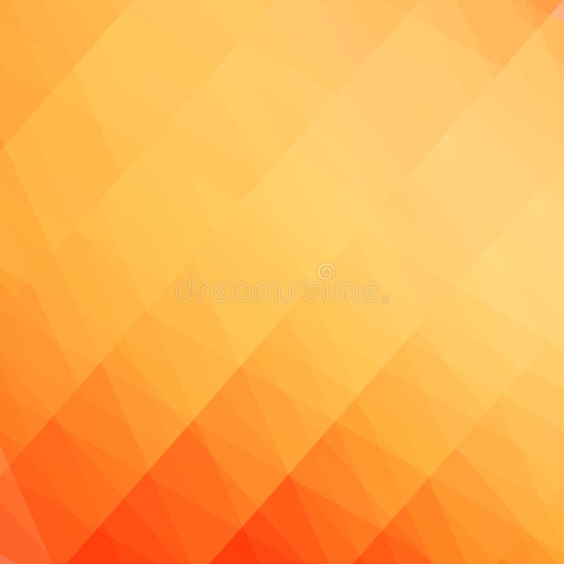 Triangle Abstract Orange Pattern Vector Background Stock Vector ...