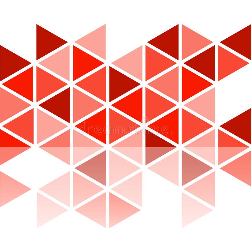 Triangle abstract red stock vector. Illustration of print - 90952453