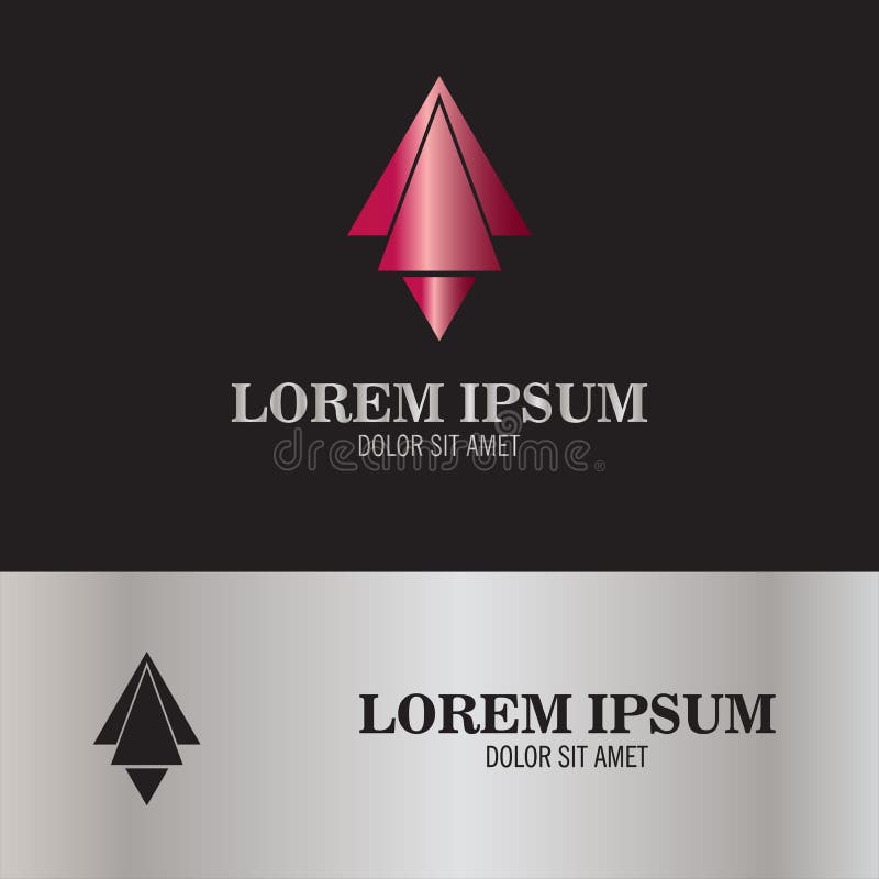 Triangle Abstract Rocket Logo Stock Vector - Illustration of mobile ...