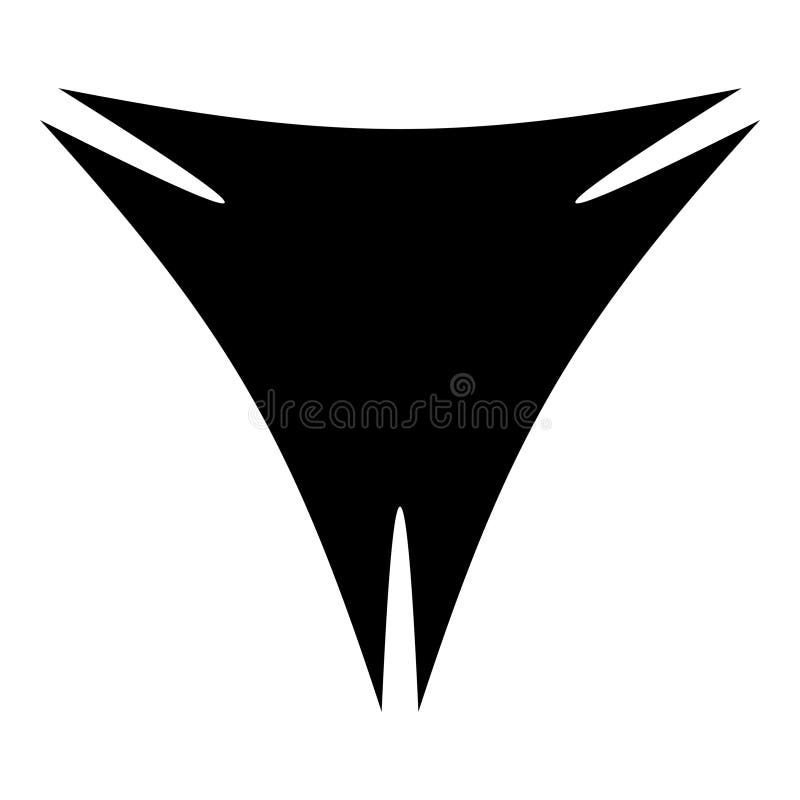 Superhero triangle logo stock vector. Illustration of shape - 217513084