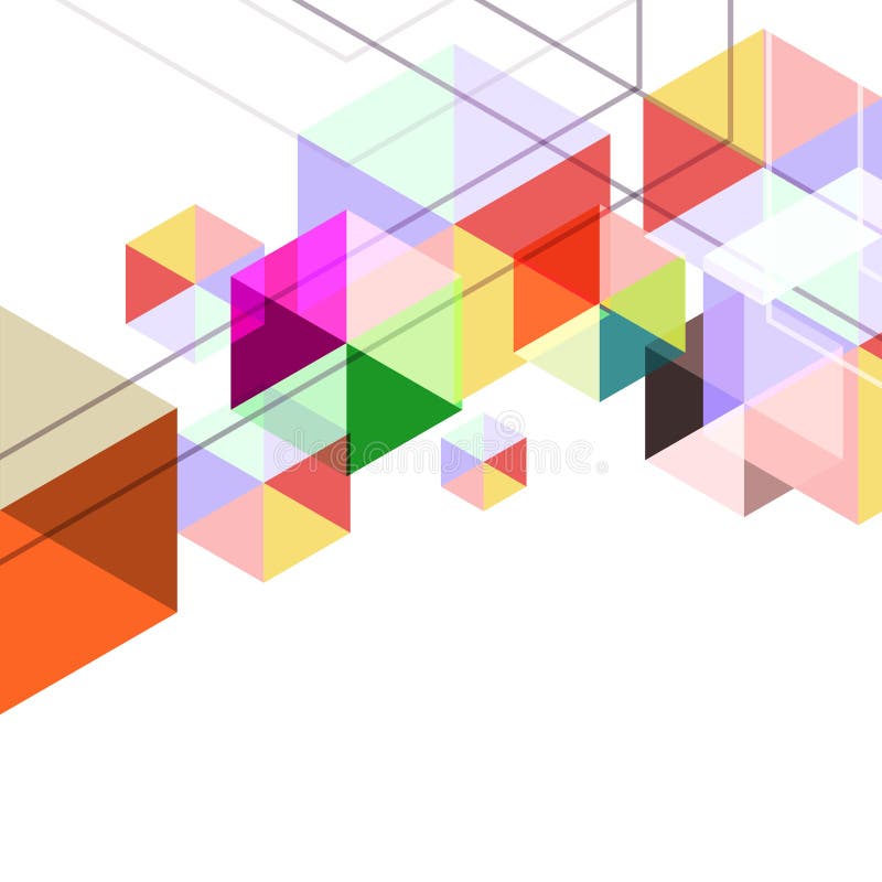 Triangle Abstraite Graphique Géométrique, Fond Multicolore D'hexagone ...