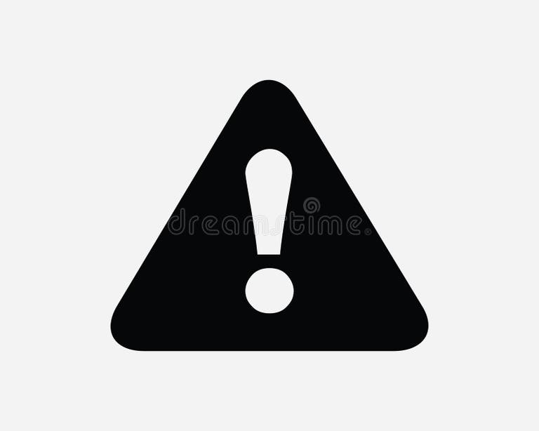 Triangle Exclamation Point Symbol Stock Illustrations – 6,154 Triangle ...