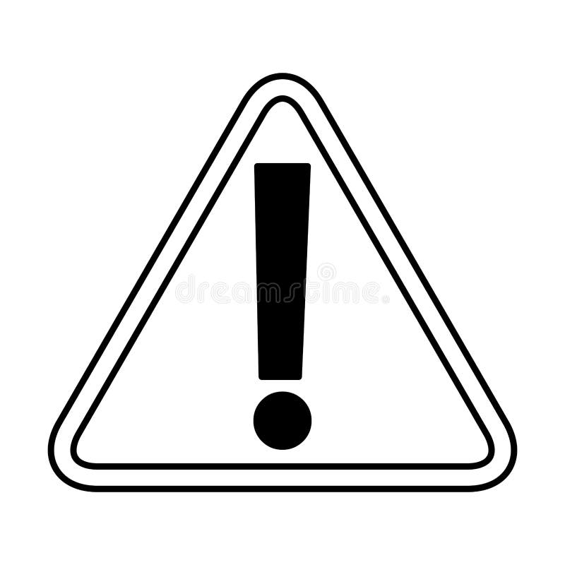 Alert triangle symbol icon stock vector. Illustration of mark - 142739166
