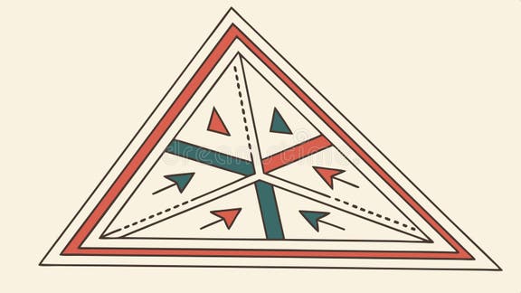 Triangle with Arrows Vector, Direction and Flow, Navigation and ...