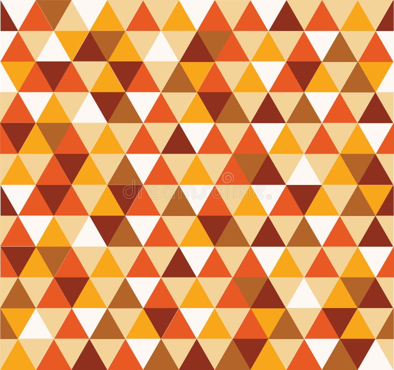 Triangle Background Orange and Brown Stock Vector - Illustration of ...