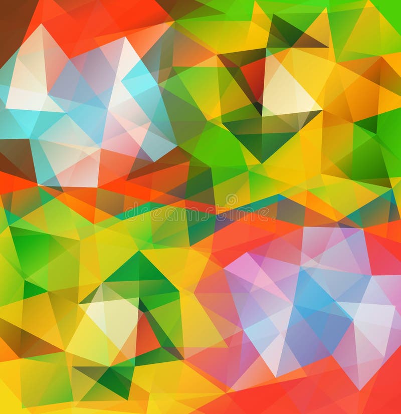 Seamless Abstract Triangle Colorful Pattern Backgr Stock Vector ...