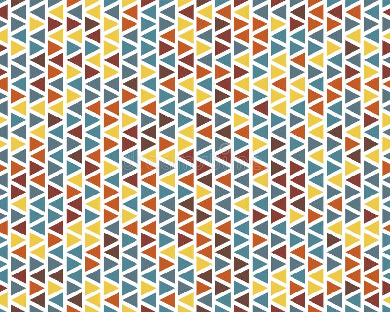 Triangle Background Pattern Seamless Vintage Style Stock Vector ...