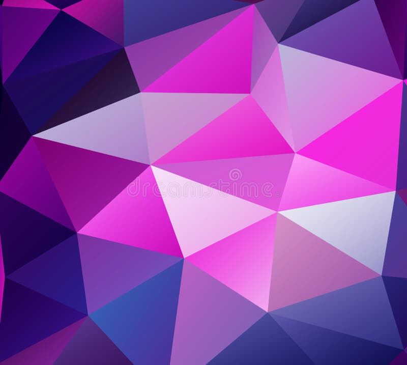 Purple Pink Abstract Background Polygon. Stock Vector - Illustration of ...