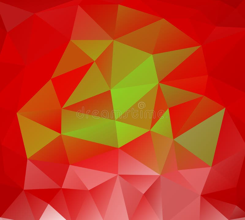 Triangle Background. Red Polygons. Stock Vector - Illustration of ...
