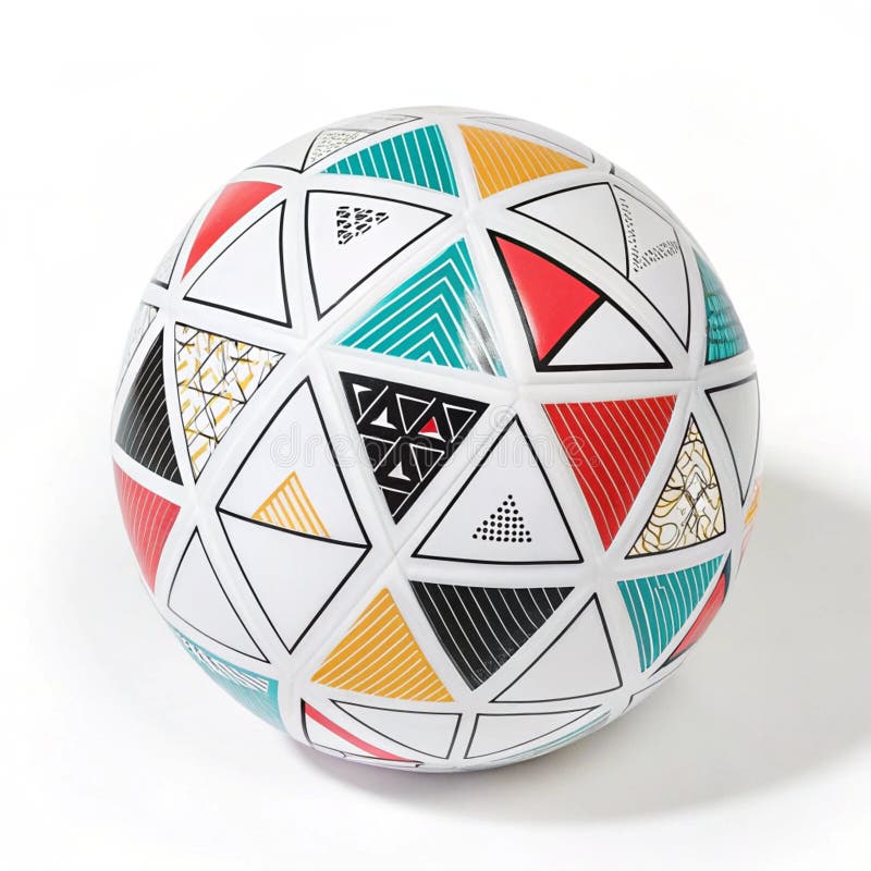 Triangle Ball Abstract Isolated on White Background Stock Illustration ...