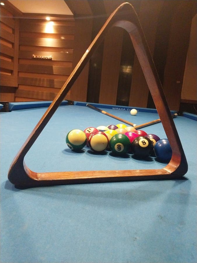 Triangle Billyard Ball editorial stock photo. Image of wall - 262040243