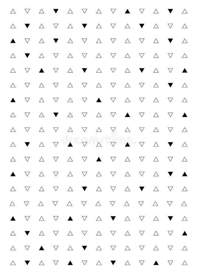 Triangle Black and White Background. Vector Modern Pattern with Black ...