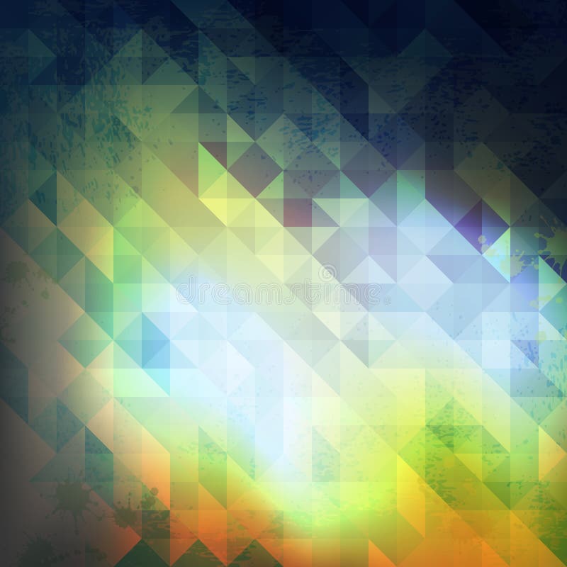 Triangle blue grunge 03 stock vector. Illustration of abstract - 81669359