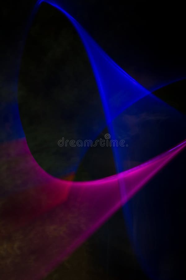 Triangle Blue Pink Emission Energy Stock Image - Image of ...