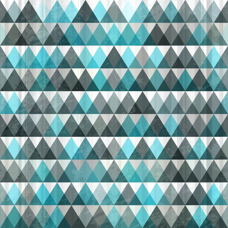 Triangle blue seamless stock vector. Illustration of decor - 29311291
