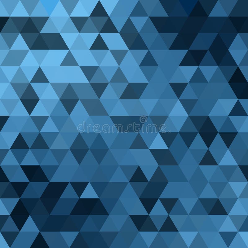 Triangle blue stock vector. Illustration of elements - 59818351