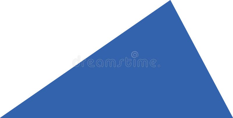 Triangle blue vector stock vector. Illustration of symbol - 107204049