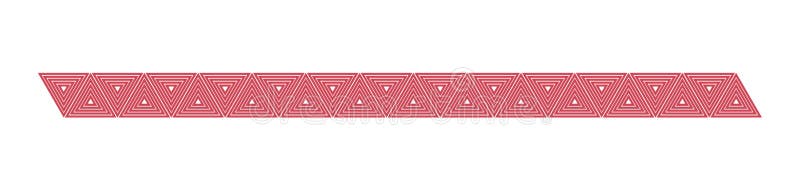 Triangle Border Design. Vector Illustration Decorative Design Stock ...