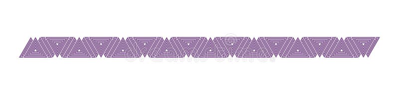 Triangle Border Design. Vector Illustration Decorative Design Stock ...