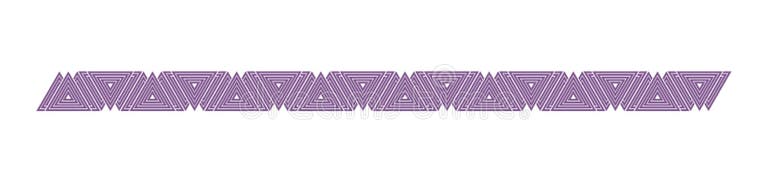 Triangle Border Design. Vector Illustration Decorative Design Stock ...