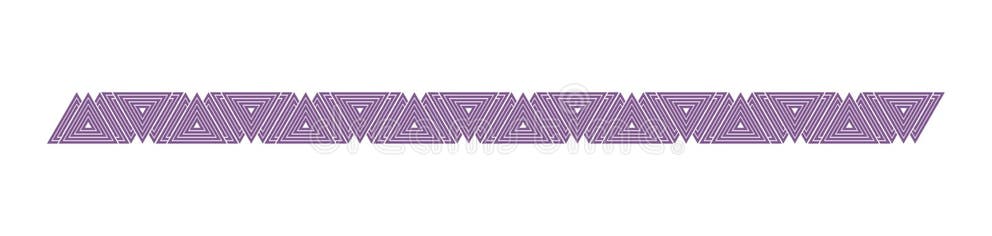 Triangle Border Design. Vector Illustration Decorative Design Stock ...