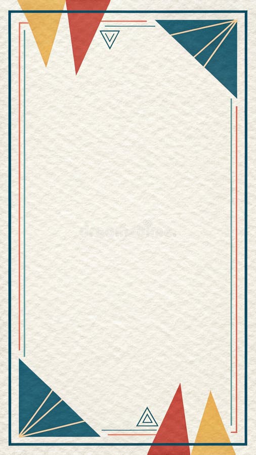 Triangle Border Paper Texture Sharp and Dynamic Stock Illustration ...