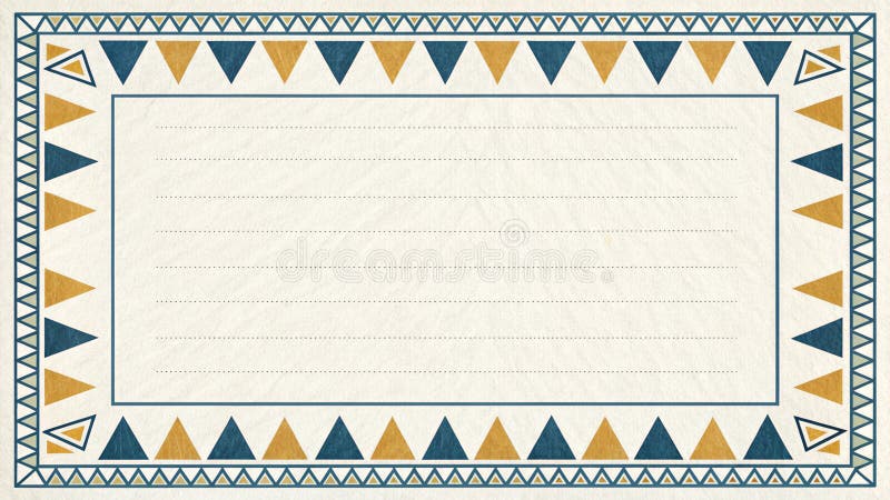 Triangle Border Paper Texture Sharp and Dynamic Stock Illustration ...