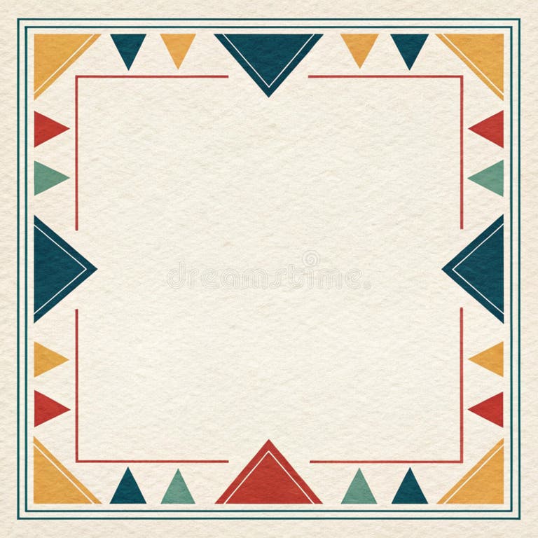 Triangle Border Paper Texture Sharp and Dynamic Stock Illustration ...