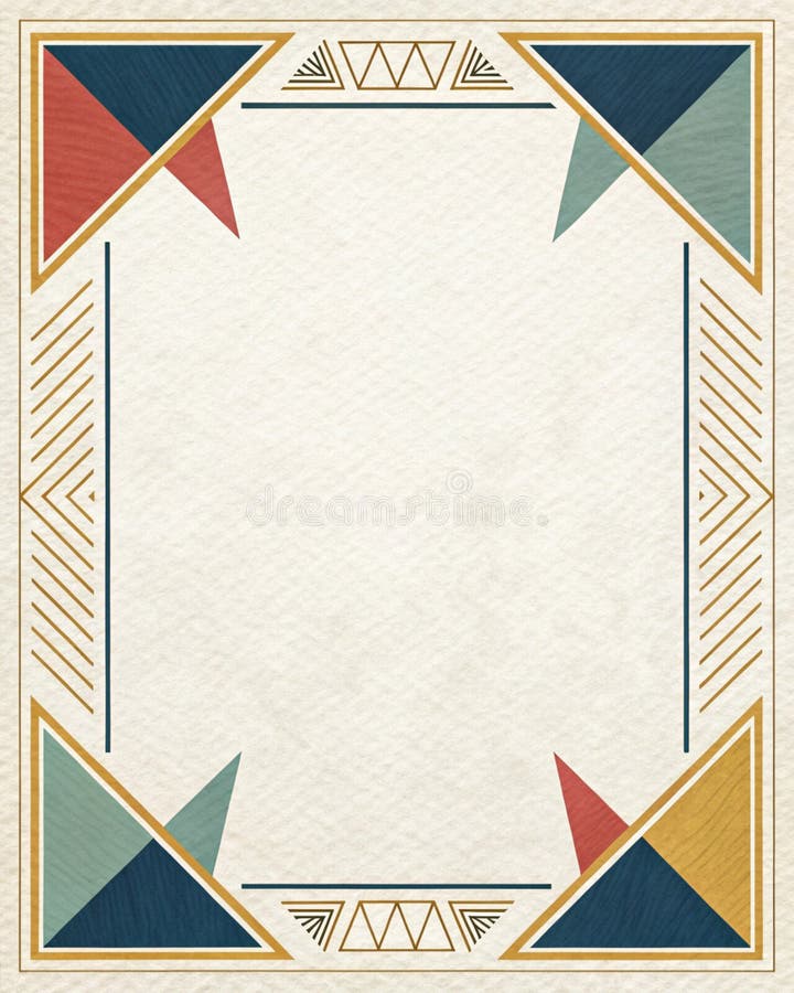 Triangle Border Paper Texture Sharp and Dynamic Stock Illustration ...
