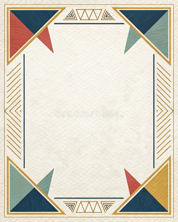 Triangle Border Paper Texture Sharp and Dynamic Stock Illustration ...