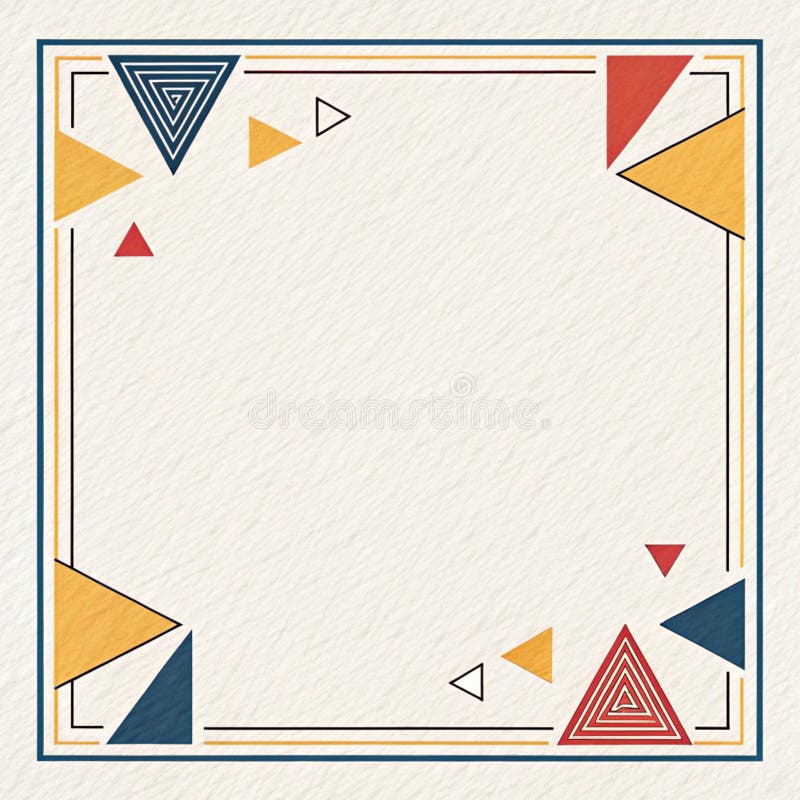 Triangle Border Paper Texture Sharp and Dynamic Stock Illustration ...