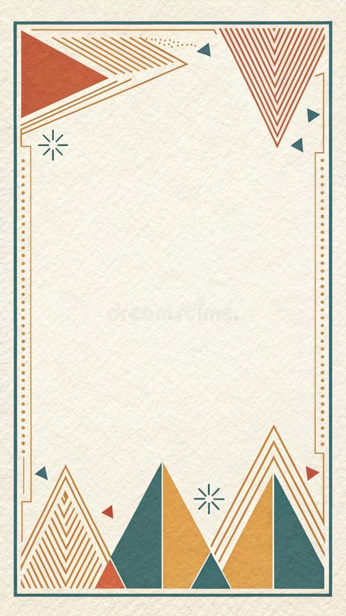 Triangle Border Paper Texture Sharp and Dynamic Stock Illustration ...