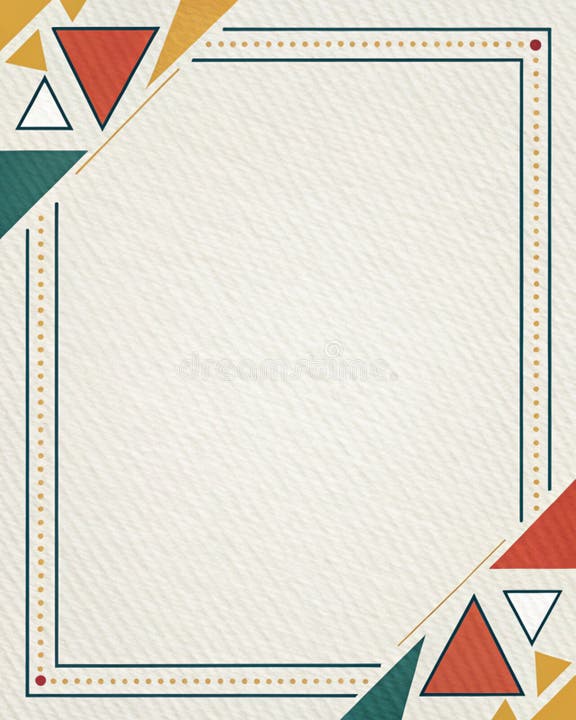 Triangle Border Paper Texture Sharp and Dynamic Stock Illustration ...